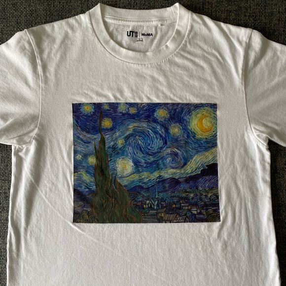 Uniqlo | Shirts | Limited Release Uniqlo Ut X Moma Starry Night Szs ...